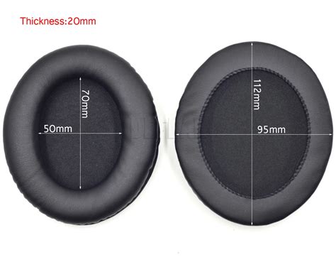 X Mm Oval Replacement Cushion Ear Pad Earpads Earmuff Cup Cover For Headphones In Earphone