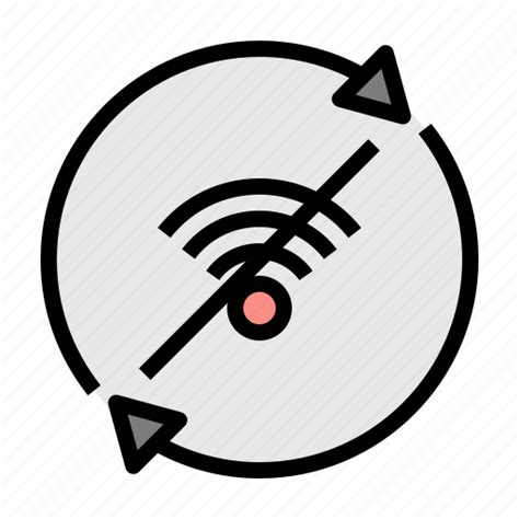 Wifi Disconnect Disconnected No Internet Signal Icon Download On Iconfinder