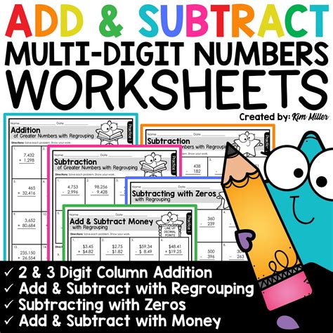 Free Two Digit Addition And Subtraction Worksheet Without Regrouping