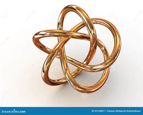 Torus Knot Stock Image Image Of Torus Isolated Mesh 4214289