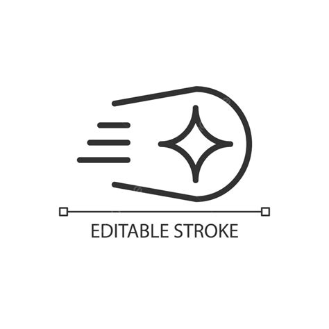 혜성 픽셀 완벽한 선형 아이콘 뇌졸중 사용 플랫 Png 일러스트 및 벡터 에 대한 무료 다운로드 Pngtree