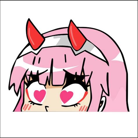 Zero Two Peeking Ihatedecalsca
