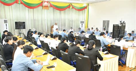 ပြည်ထောင်စုဝန်ကြီး Jeng Phang နော်တောင် ဝန်ထမ်းများနှင့် တွေ့ဆုံ Myanmarnationalpost