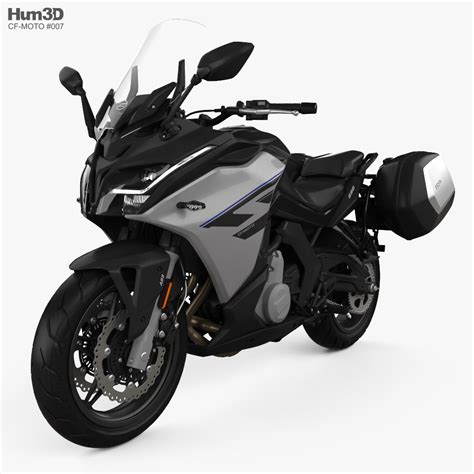 Cfmoto 650gt 2023 3d Model Download Motorcycle On