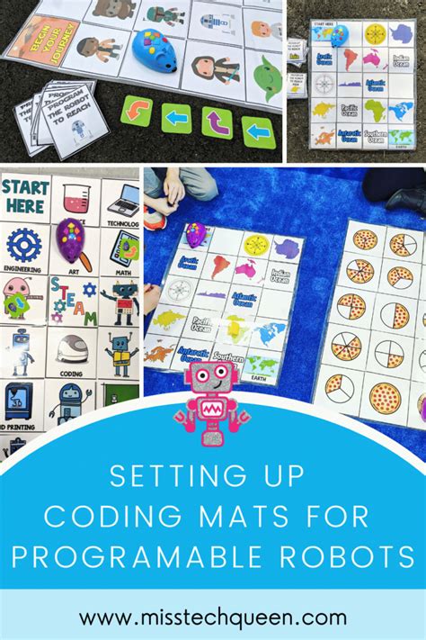 Setting Up Coding Mats For Programmable Robots Miss Tech Queen