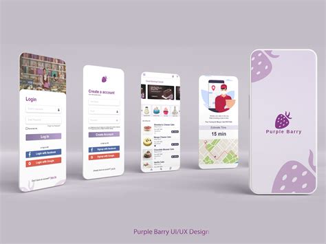 Mobile App Ui Ux Design Purple Barry By Syed Riad Hossain Akash On Dribbble