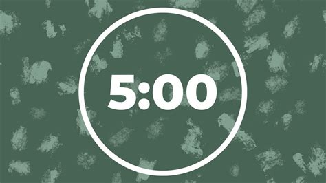 5 Minute Silent Countdown Timer Alarm Ending Youtube