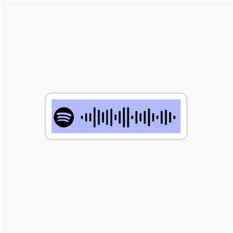 Falling Spotify Code Sticker By Oliviazigrand Redbubble