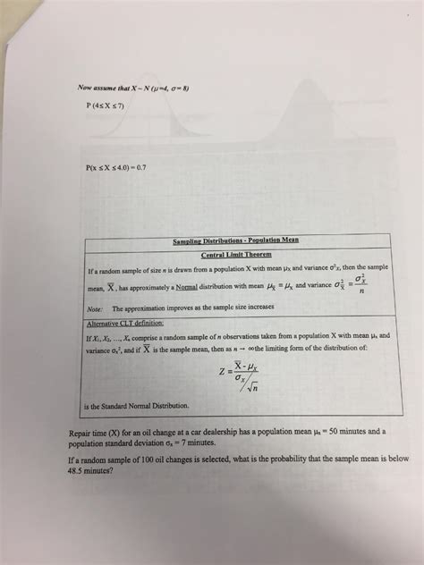 Solved Normal Distribution Normal P D F Expected Value