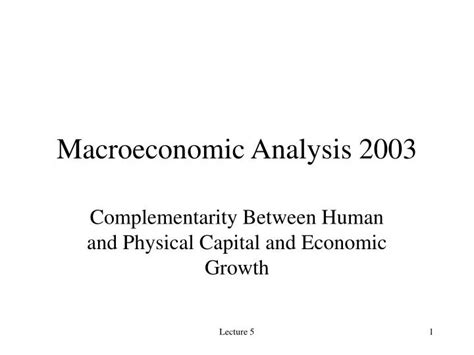 PPT Macroeconomic Analysis PowerPoint Presentation Free Download ID