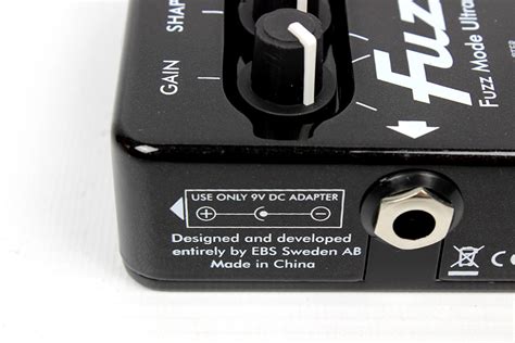 Ebs Fuzzmo Bass Fuzz Distortion