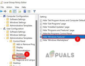 Fix Turn Windows Features On And Off Is Blank Or Empty In Windows