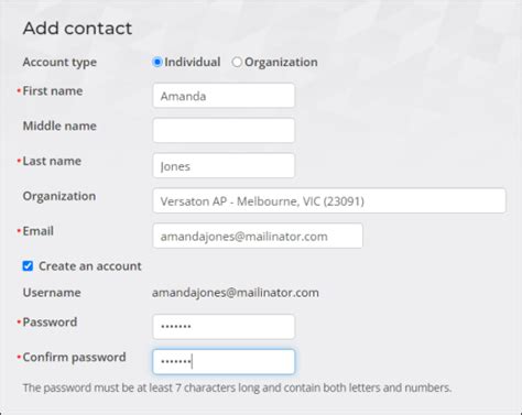 adding contacts