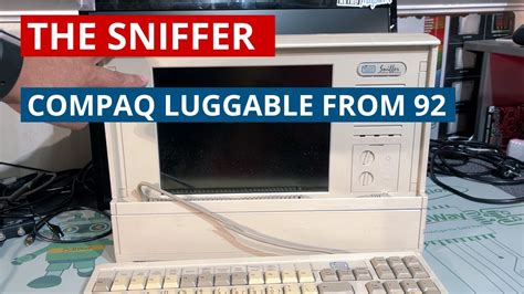 The Last Compaq Luggable Pc Network General Sniffer Computer Try