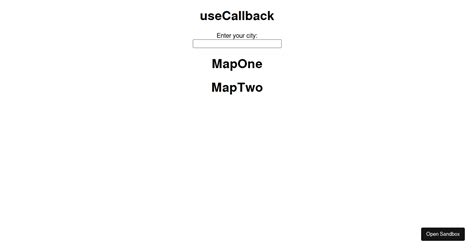 Hooksusecallback Codesandbox
