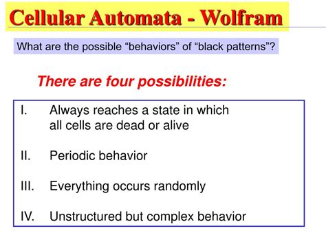 PPT Introductory Lecture On Cellular Automata PowerPoint Presentation