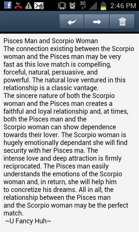 Scorpio Woman Pisces Man Pisces Relationship Scorpio And Pisces