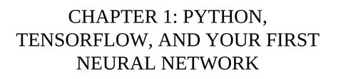 Sách Neural Networks With Python