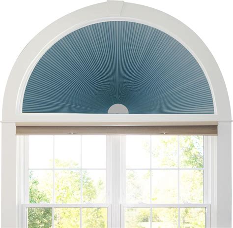 Jdall Half Circle Cellular Honeycomb Pleated Blinds For