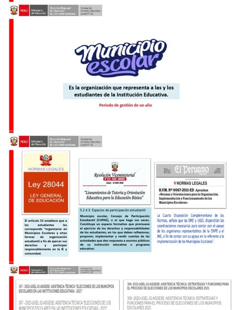 Municipios Escolares Completo Pdf Elecciones Votación