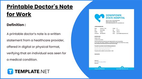Free 14 Printable Doctors Note For Work Templates Pdf Word