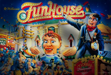 Funhouse Pinball Backglass