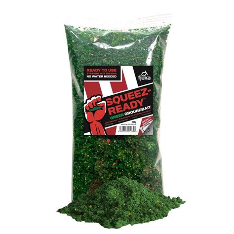 Fjuka Squeez Ready Green Groundbait 500g Birds Tackle