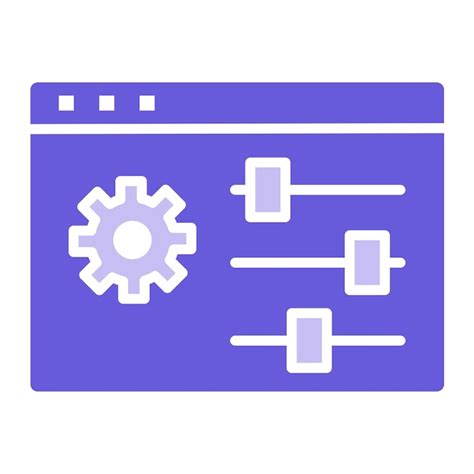 Premium Vector Control Panel Vector Illustration