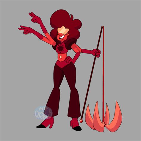 Steven Universe Demantoid And Pyrope Fusion Tumblr