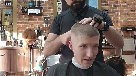 💈 Asmr Barber Buzz Cut Transformation In Actual Time Buzz Cut Men
