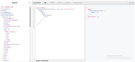 Allprismicarticles Does Not Query Anything Developing With Prismic
