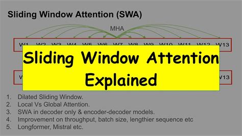 Llm Jargons Explained Part 3 Sliding Window Attention Youtube