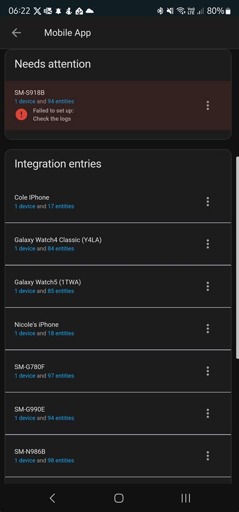 Android App Creating Duplicate Devices Marking Original Device As Not Loaded Home Assistant