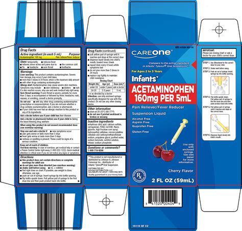American Sales Company Infants Acetaminophen 160mg Per 5ml Drug Facts