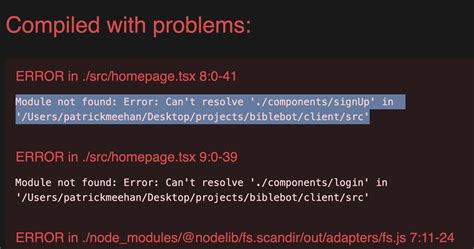 reactjs how do i solve module not found error in react stack overflow