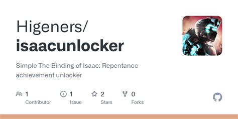GitHub Higeners Isaacunlocker Simple The Binding Of Isaac Repentance Achievement Unlocker