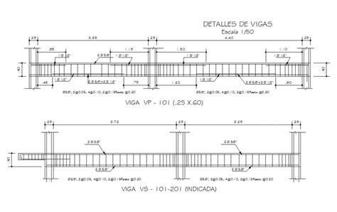 Beam Constructive Structure Cad Drawing Details Dwg File