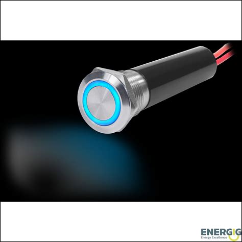 Blue Sea Systems Switch Button Stainless Steel A Off On Blue Push