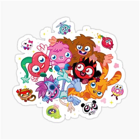 Moshi Monsters Sticker For Sale By Reshardshow Redbubble