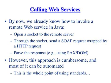 PPT Handling Web Services With Apache AXIS PowerPoint Presentation