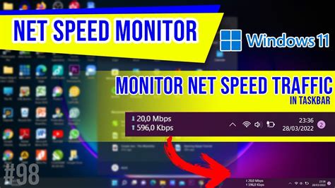 Cara Instal Net Speed Monitor Di Windows 11 Youtube