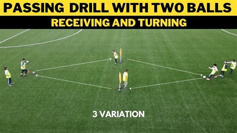 Best 13 Passing And Dribbling Warm Up 5 Variation Football Soccer Drill Artofit