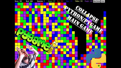 Collapse Collapse Part 1 Python Pygame Module Programming Beginners