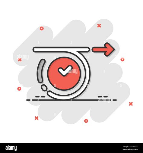 Agile Icon In Comic Style Flexible Cartoon Vector Illustration On