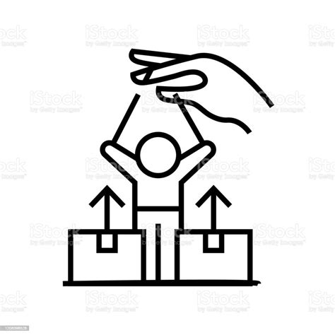 소비자 바구니 라인 아이콘 개념 기호 윤곽선 벡터 그림 선형 기호 가방에 대한 스톡 벡터 아트 및 기타 이미지 가방 개념 개체 그룹 Istock