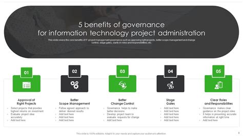 Information Technology Project Administration Governance Ppt Powerpoint Presentation Complete