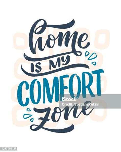 홈에 대한 현대적인 서예 스타일의 손으로 그린 글자 인용 인쇄 및 포스터 디자인 슬로건 벡터 건강관리와 의술에 대한 스톡 벡터 아트 및 기타 이미지 Istock