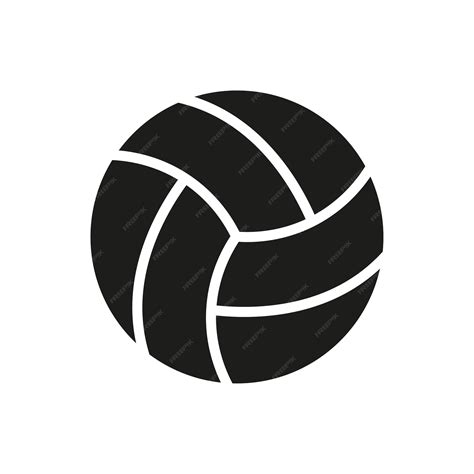 Premium Vector Volleyball Ball Icon Sport Game Vector Illustration