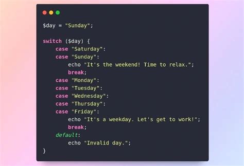 Php Programming Coding Switchcase Fallthrough Softwaredevelopment Amirmahdi Shahbazi
