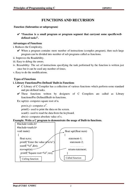 Module 3 Functions Include Include Void Main Float Nres